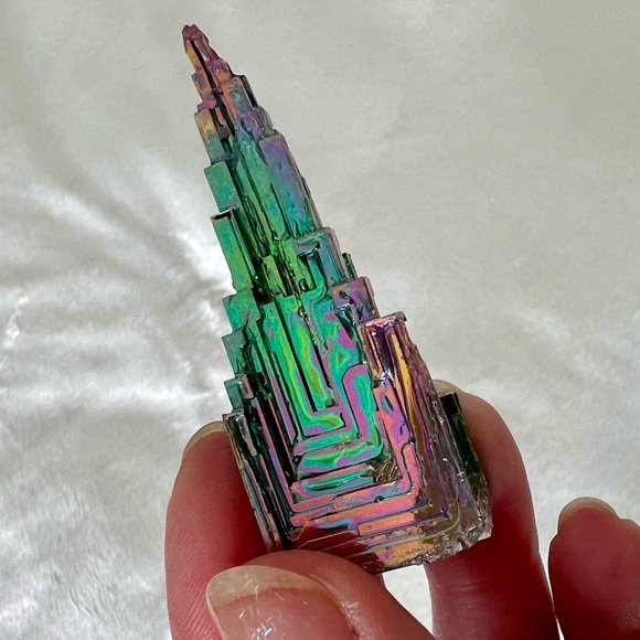 Accents | Rainbow Aura Titanium Bismuth Specimen | Poshmark